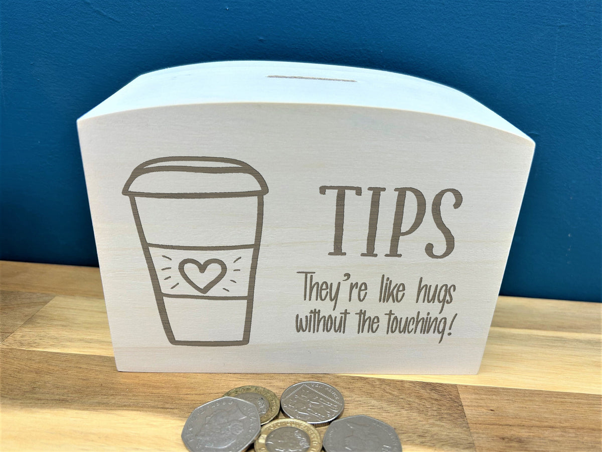 Coffee Cup Design Wooden Tip Box – Crafty Bar Supplies Ltd