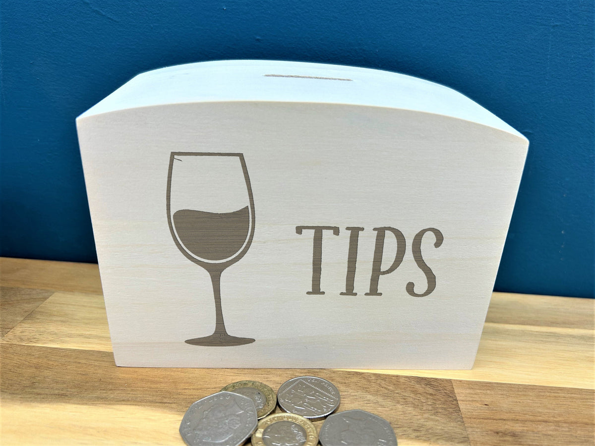 Wine Glass Wooden Tip Box – Crafty Bar Supplies Ltd